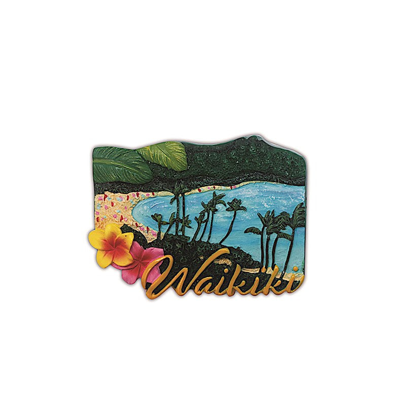 Hand-Painted Hawaii Magnets | Colorful Island Souvenirs – Our Island ...
