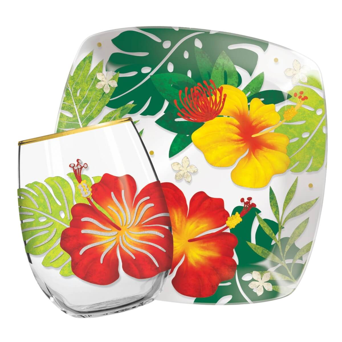 Hawaiian Christmas Glassware | Festive Island-Inspired Glass ...