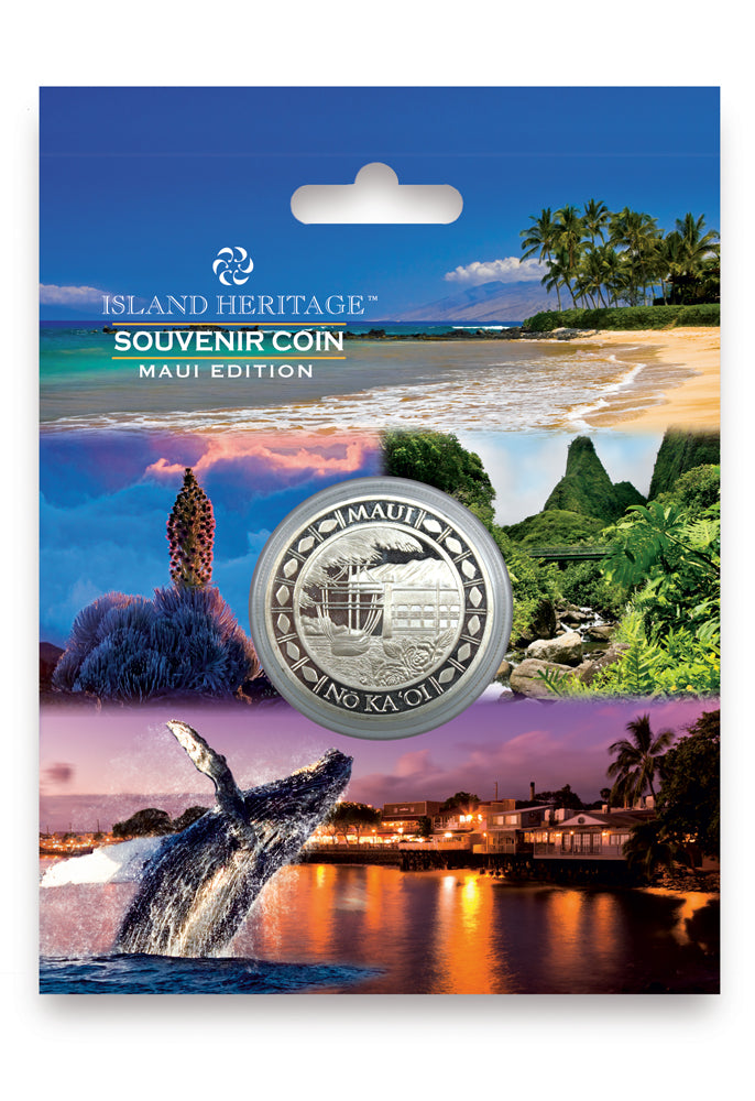 Souvenir Coin, Maui No Ka Oi - Silver – Our Island Heritage
