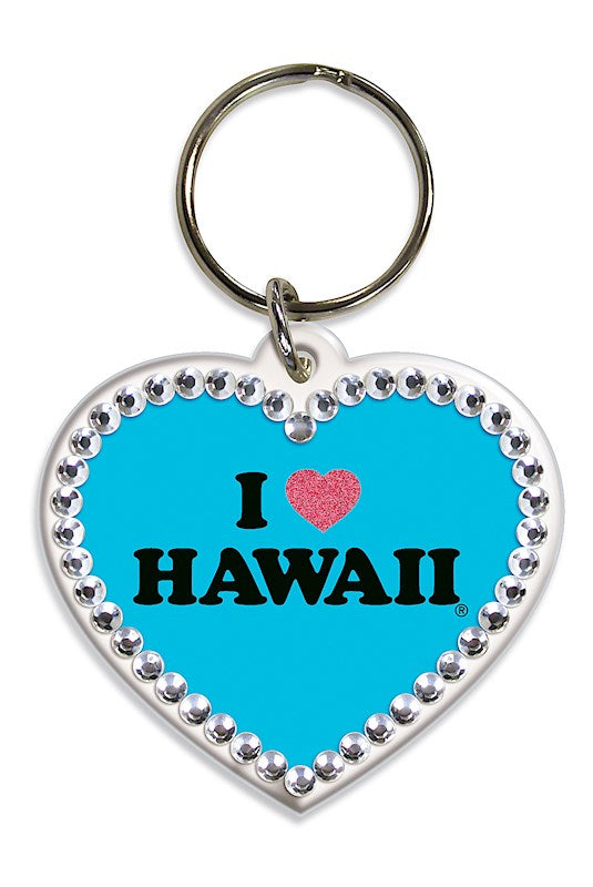RhineS Acrylc Heart KC, I Love HI (Heart - Blue) – Our Island Heritage