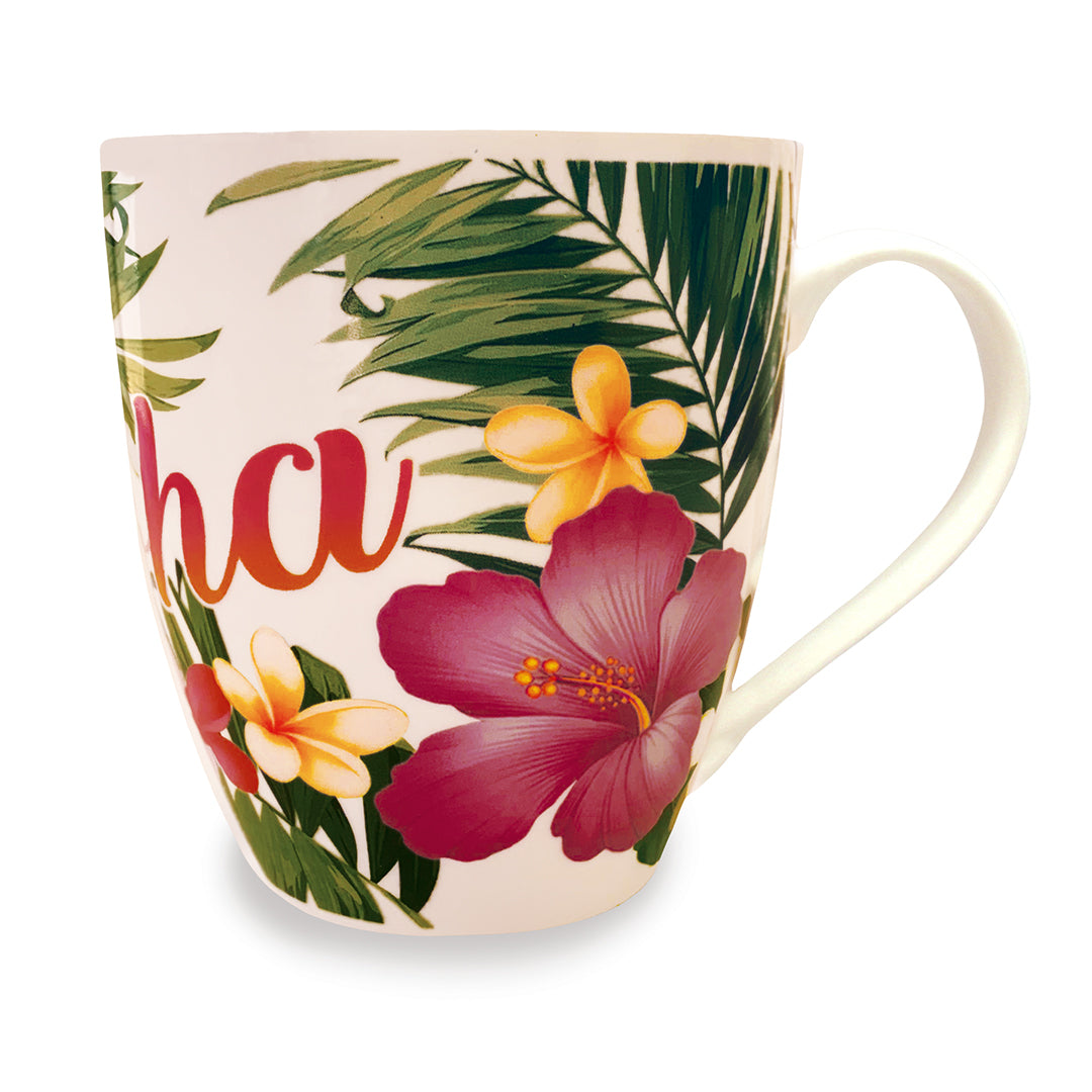 Aloha Palm Mug | 18 oz Island-Inspired Cup – Our Island Heritage