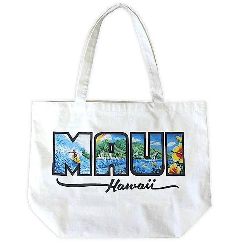 Canvas Tote, Eddy Y - Maui Hawaii – Our Island Heritage