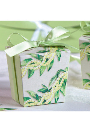 Wedding Favor Take Out Gift Box Pikake Lei 12-Pack – Our Island Heritage