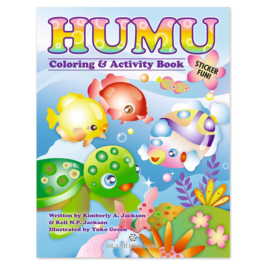 Humu Coloring & Activity Book | Ocean Fun for Kids – Our Island Heritage