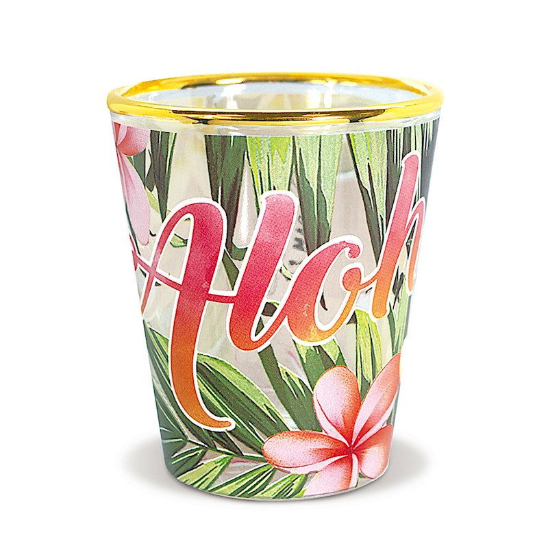 Aloha Palm Shot Glass | Coastal Island-Inspired Glass – Our Island Heritage