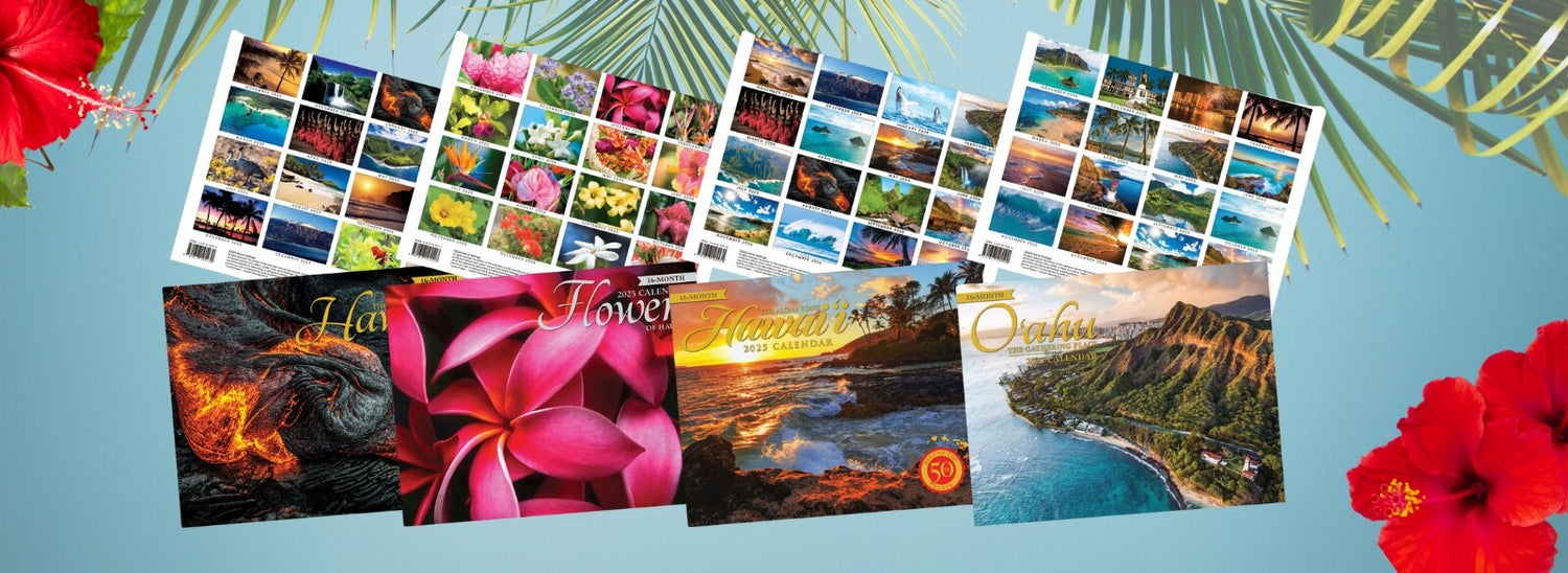 16 Month Calendars Hawaii | 2025 Hawaiian Wall & Pocket Calendars – Our ...