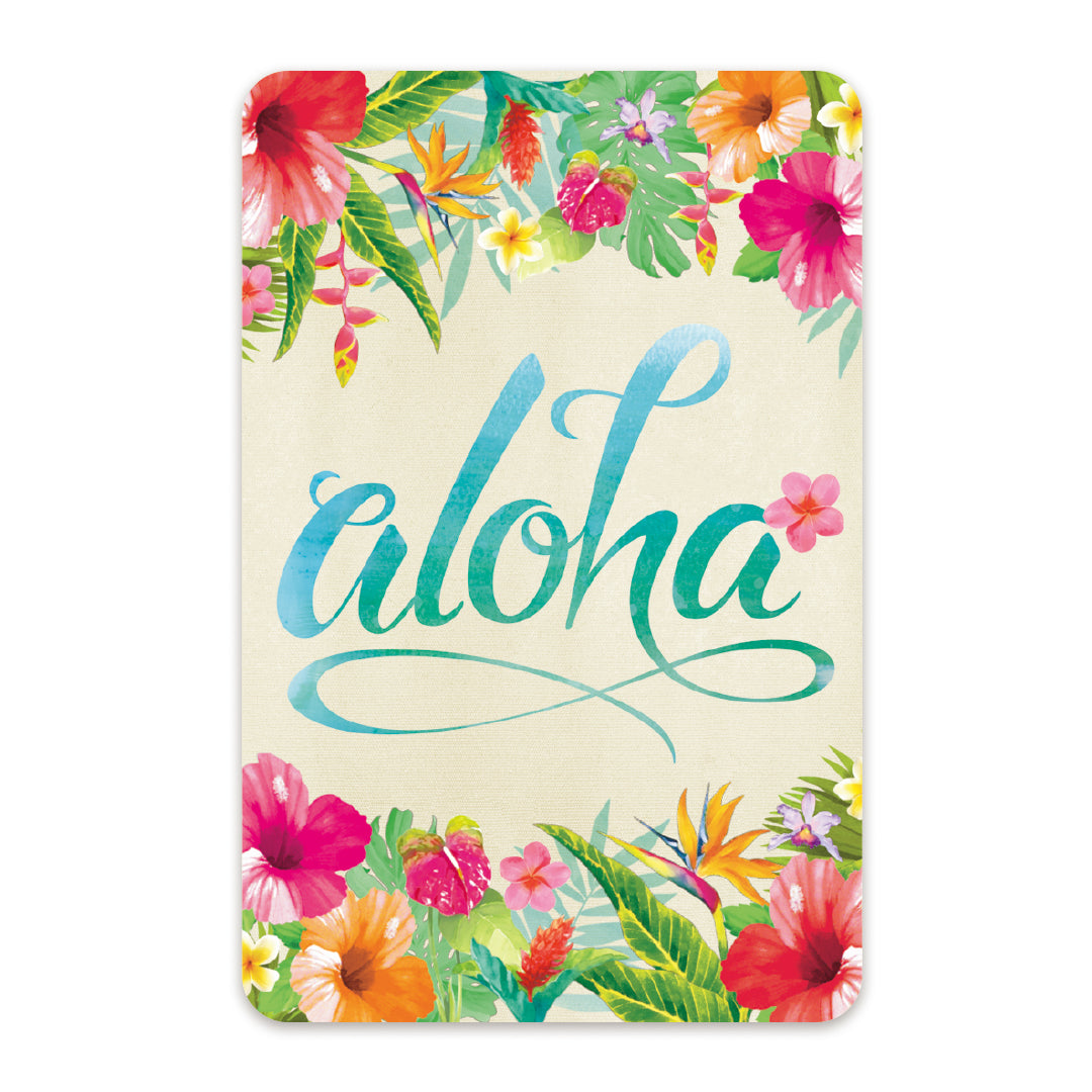 Aloha Floral Playing Cards | Island Design, Durable Box – Our Island ...