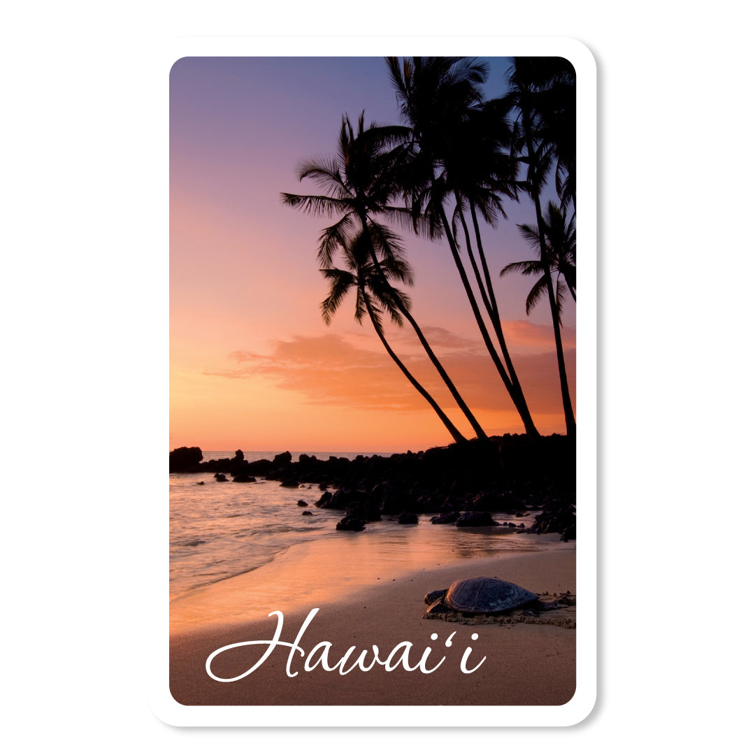 Honu Sunset Playing Cards | Island-Inspired Design – Our Island Heritage