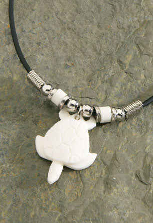 Rubber Cord, Bone - Turtle | Island Jewelry – Our Island Heritage