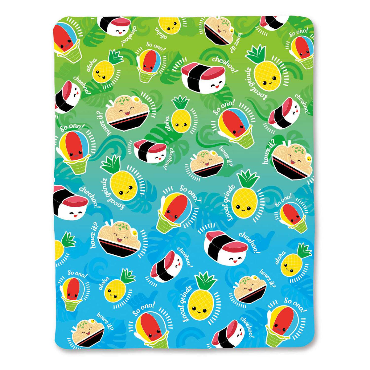 Local Grindz Travel Blanket | Soft & Lightweight – Our Island Heritage