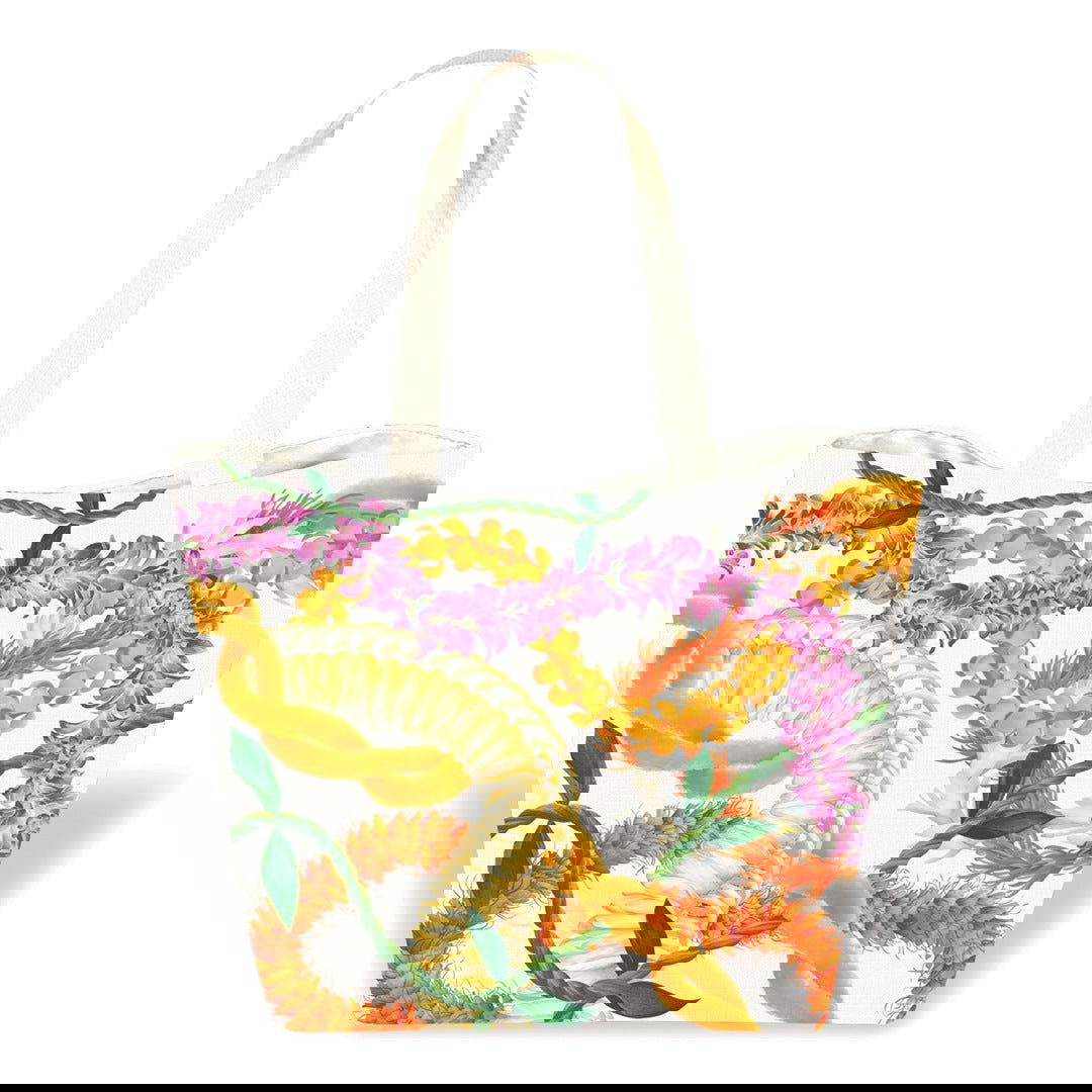 Tropical Beach Tote, Leis of Aloha | Island Beach Bags – Our Island ...