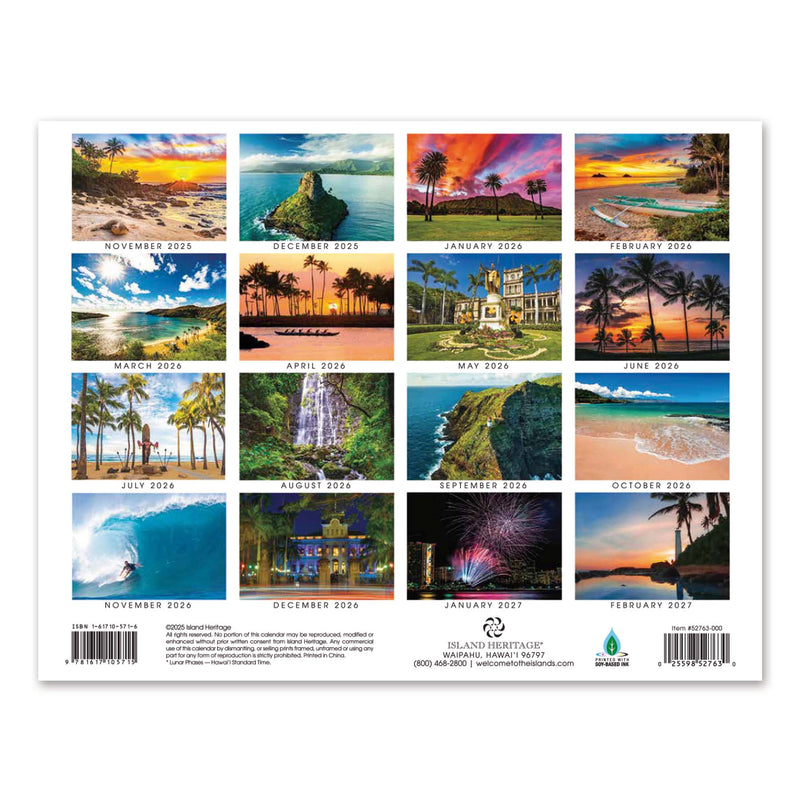 2026 Hawaiian Calendars – Our Island Heritage