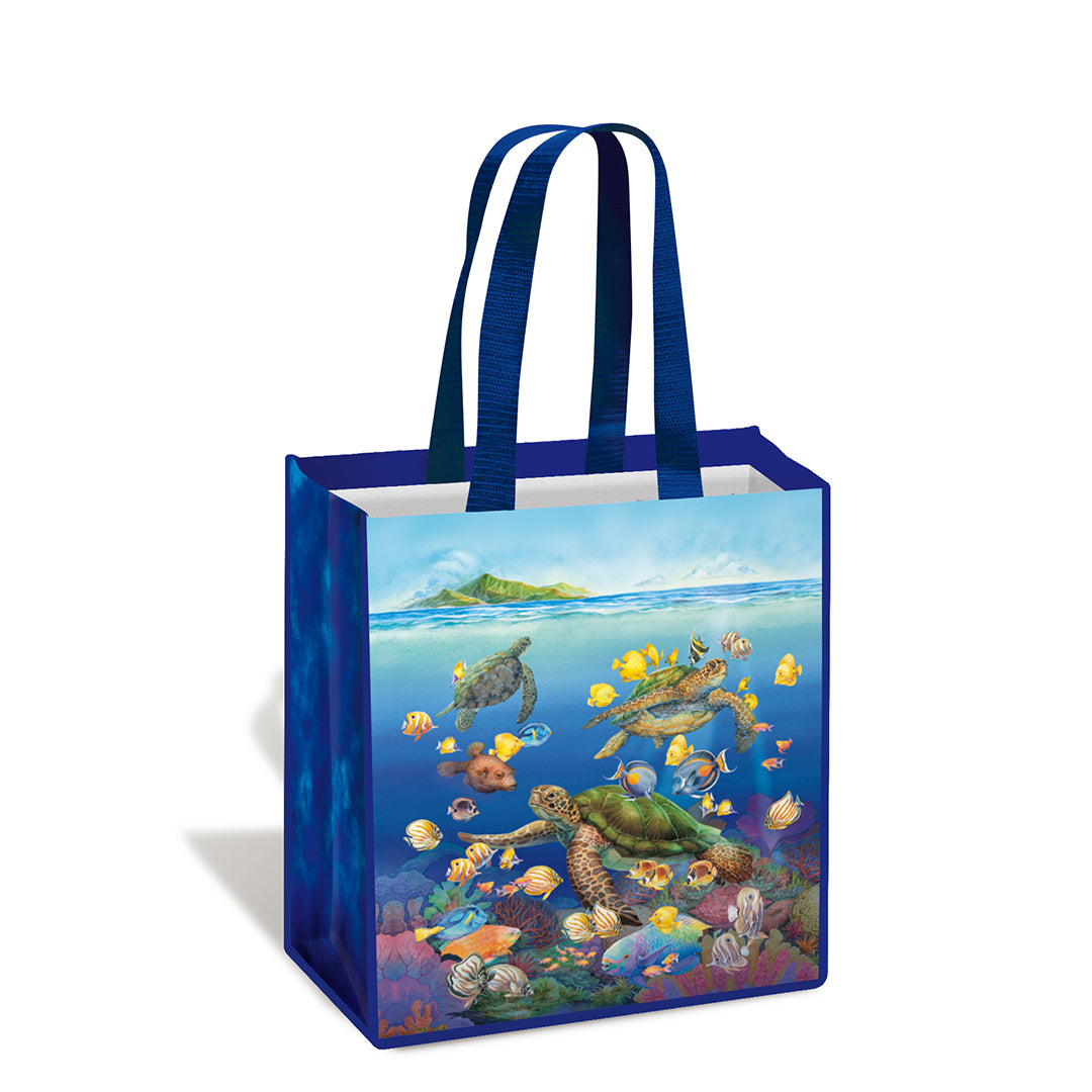 Island Tote, Ocean of Friends | Reusable Hawaiian Shopping Bag – Our ...